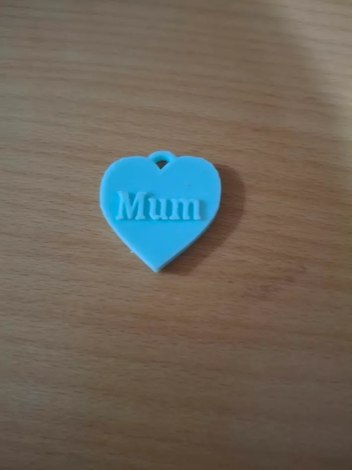 Mum Keychain (Heart) by Prints by Matthew - MakerWorld