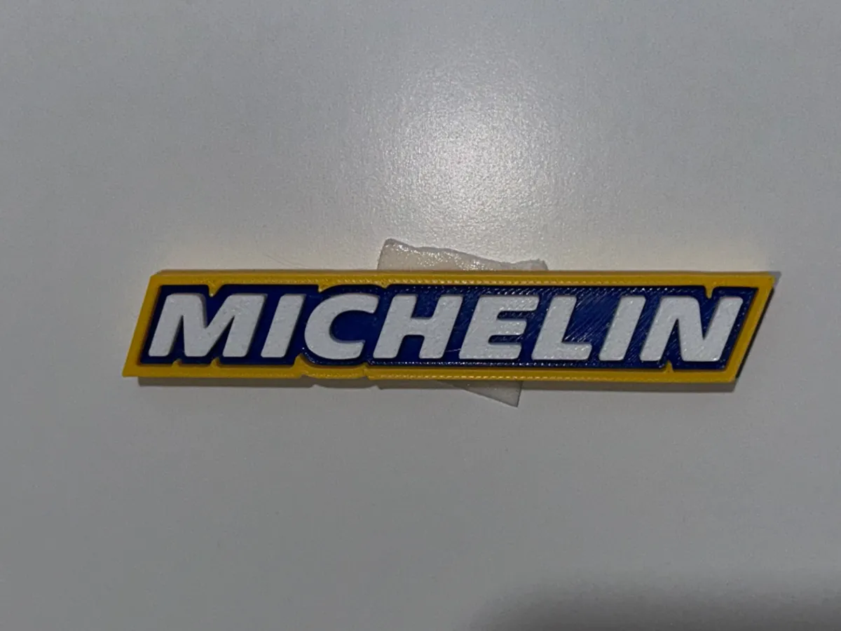 Michelin Keychain OR Logo/Badge - Free 3D Print Model - MakerWorld
