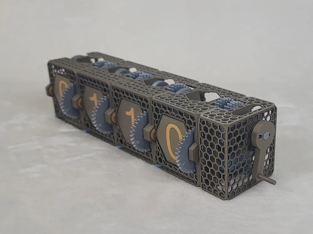 Modular Mechanical Binary Counter System by terrygtx MakerWorld ...