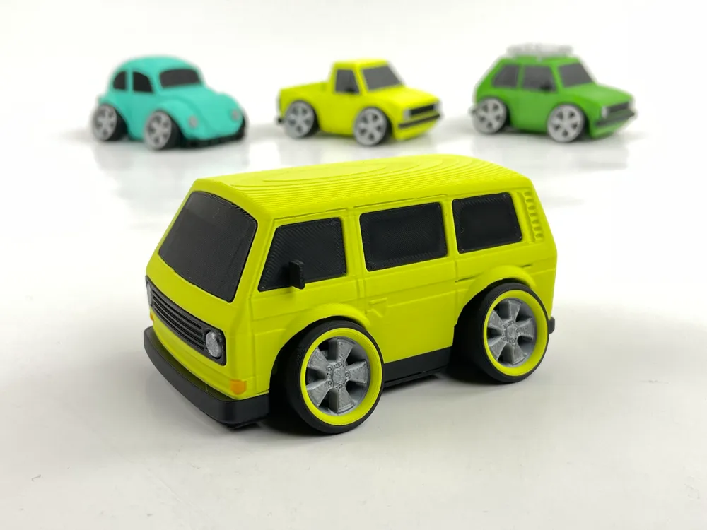 Tooned VW T3 bus - Free 3D Print Model - MakerWorld