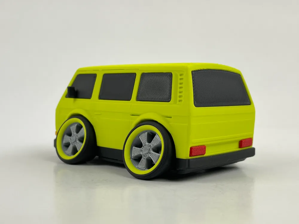 Tooned VW T3 bus - Free 3D Print Model - MakerWorld