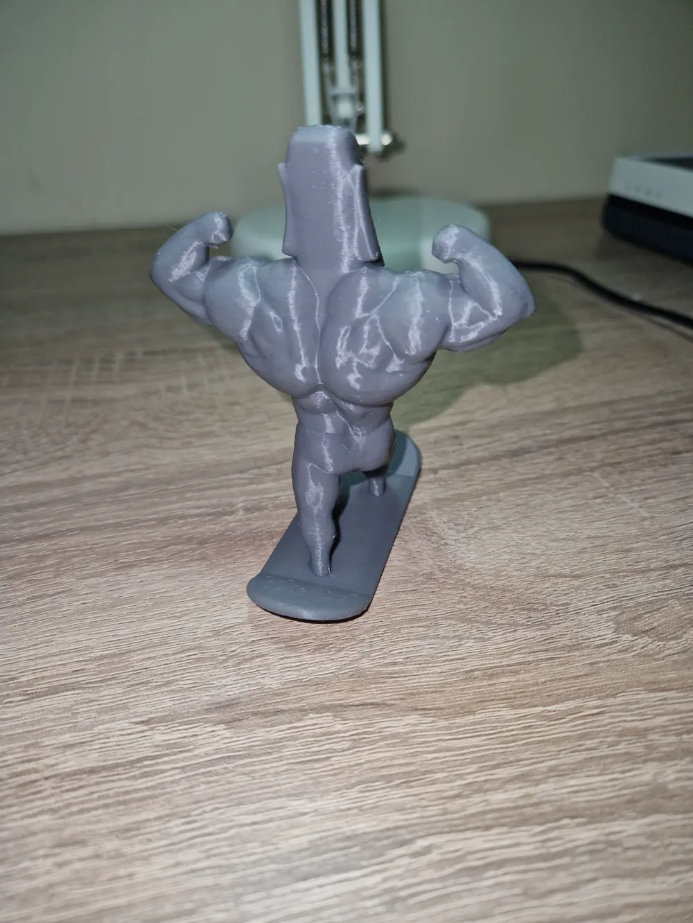 Buff Moai with skateboard Remixed by KRASER7 - MakerWorld