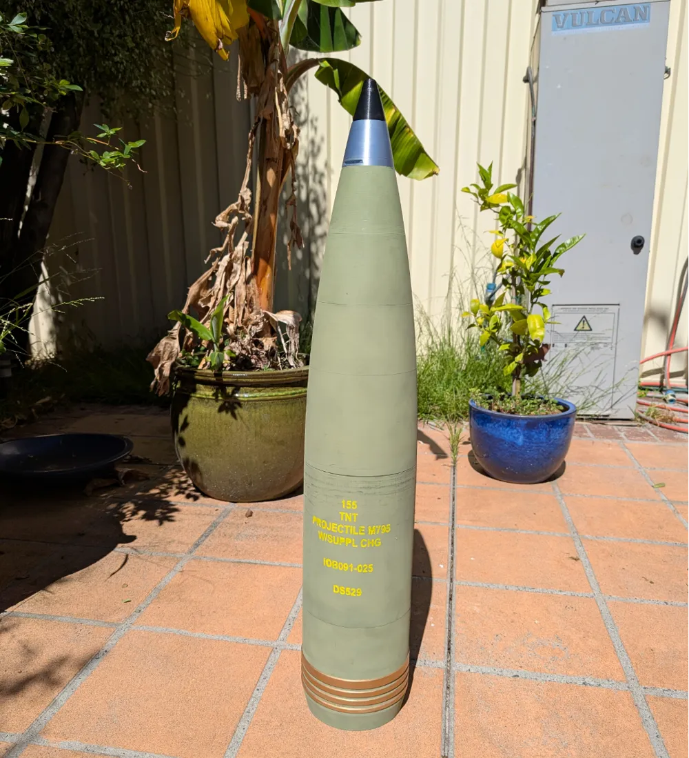 M795 155mm shell with M782 fuze by Maker HQ MakerWorld: Download Free ...