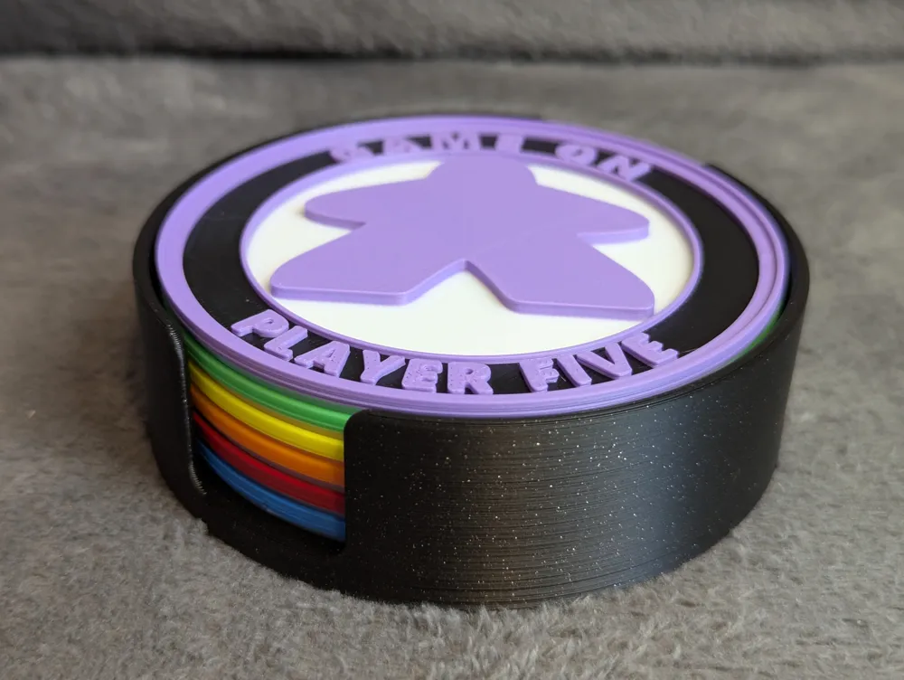 Stackable Coaster Holder by DelPrints MakerWorld: Download Free 3D Models