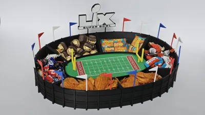 Superbowl: Snack Arena, Snack Stadium, Snack Dome - Free 3D Print Model ...