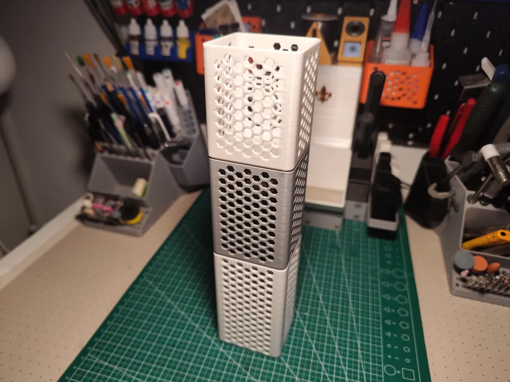 IKEA Skadis Pegboard Square Storage Box - Free 3D Print Model - MakerWorld