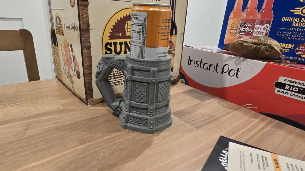 Von LOTR inspirierter zwergischer Energy-Drink-Halter – Kostenloses 3D ...