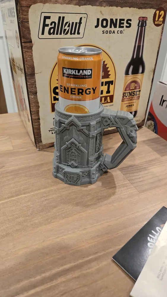 Von LOTR inspirierter zwergischer Energy-Drink-Halter – Kostenloses 3D ...