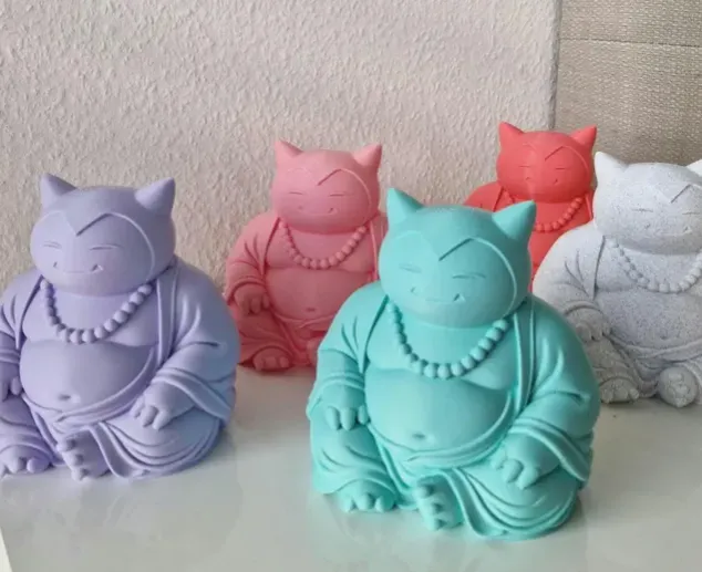Pokemon Relaxo Buddha - Free 3D Print Model - MakerWorld