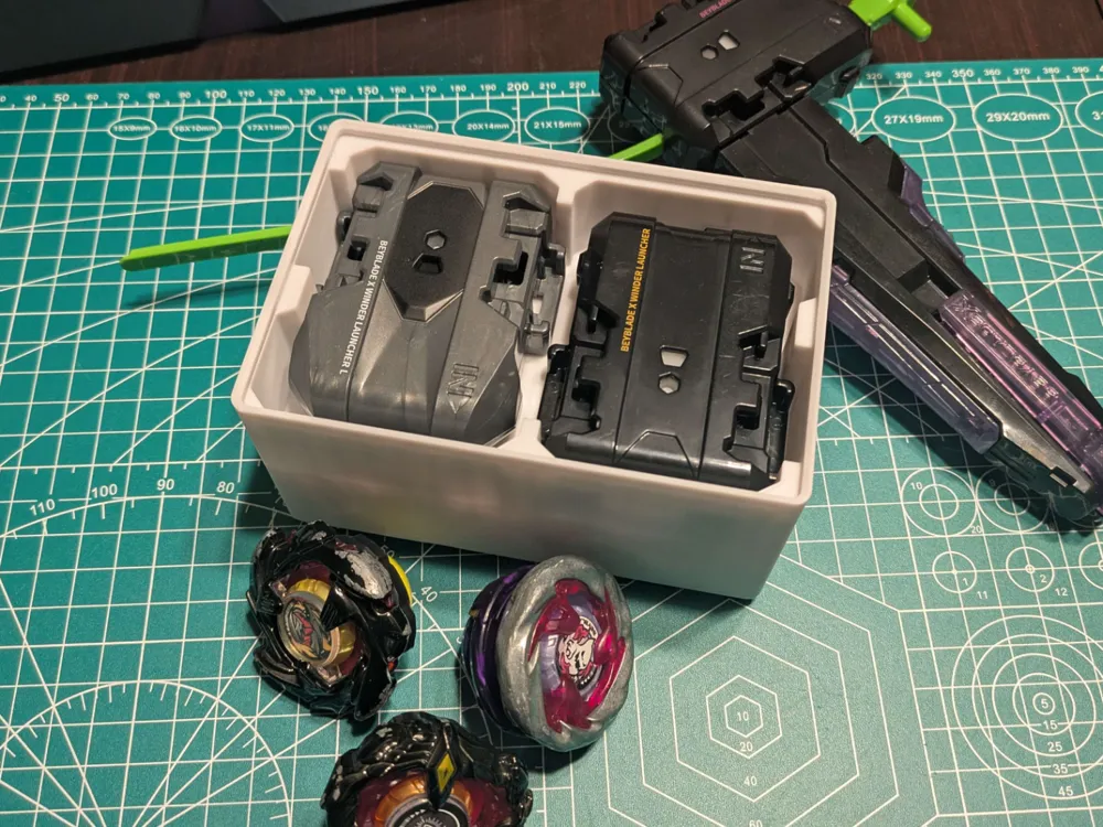 Beyblade X Winder Launcher Gridfinity Storage Box by Woodbelly ...