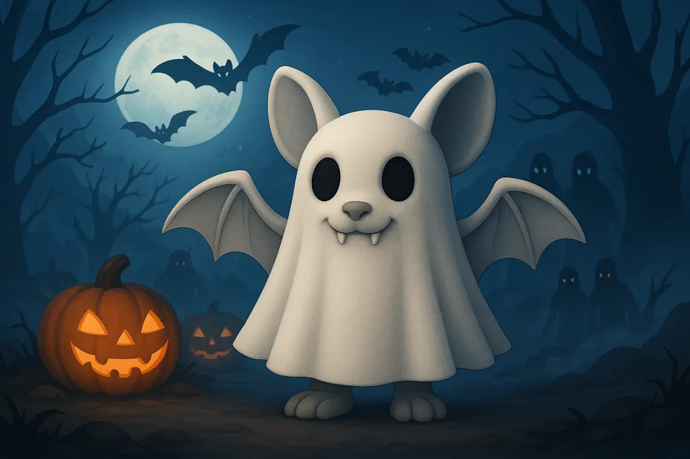Ghost Bat Halloween by Kaese MakerWorld: Download Free 3D Models