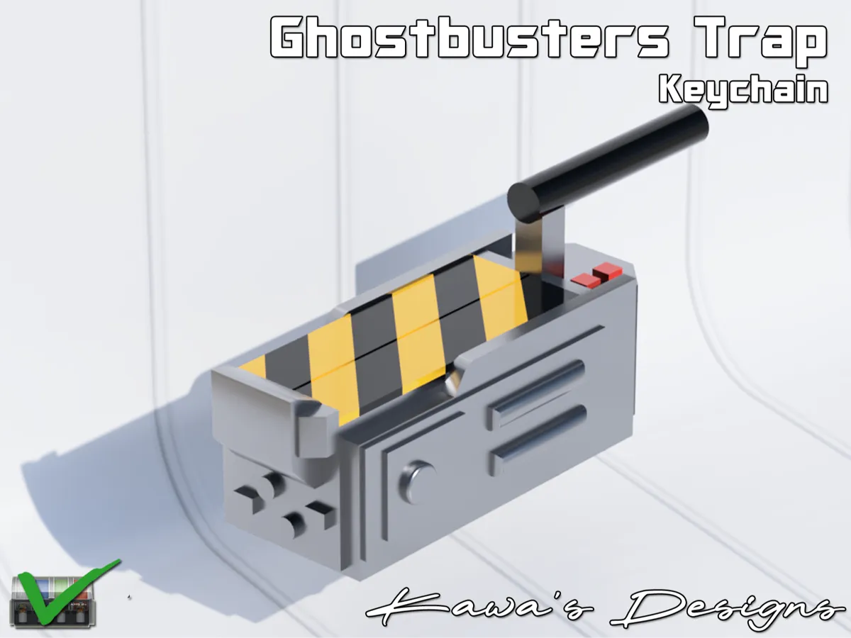 Ghostbusters Trap Keychain by Kawa's Designs MakerWorld: Download Free ...