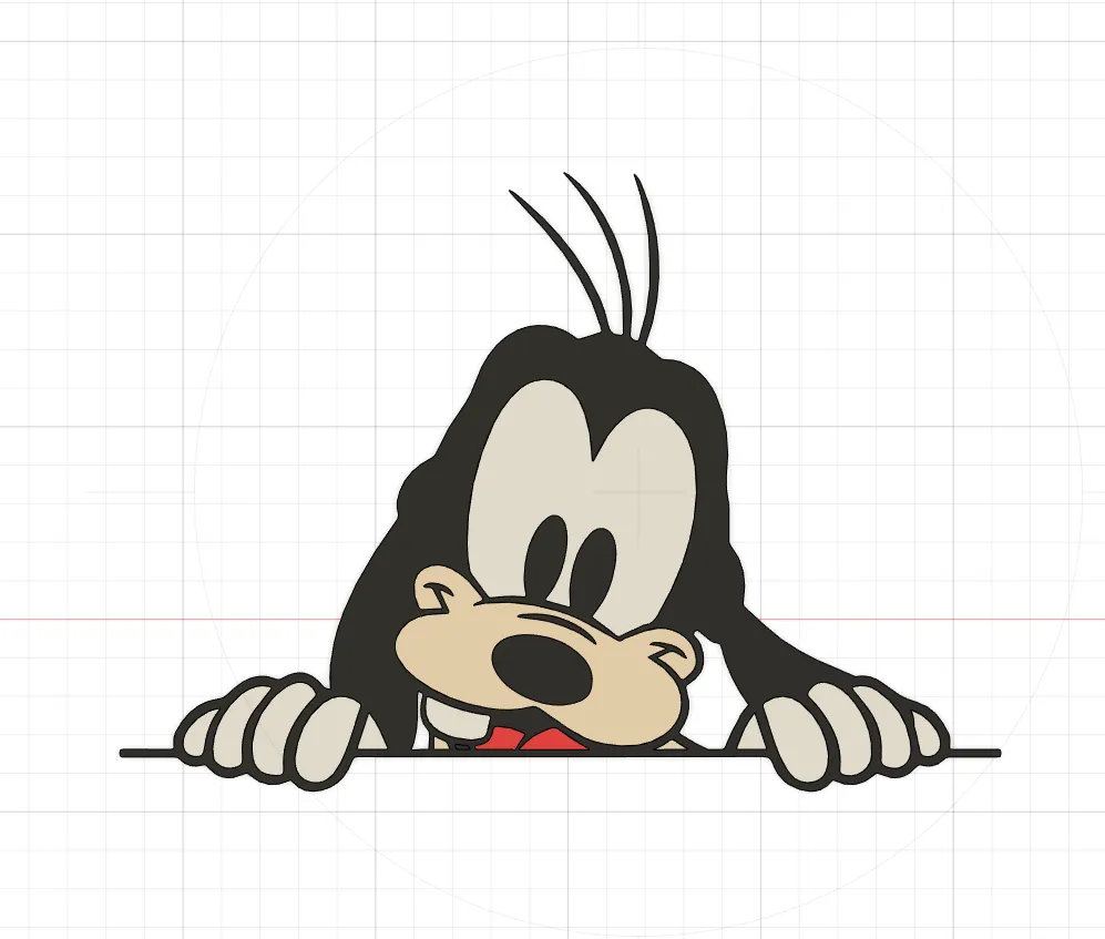 Goofy Door or Shelf Decoration by Marc Elbichon - MakerWorld