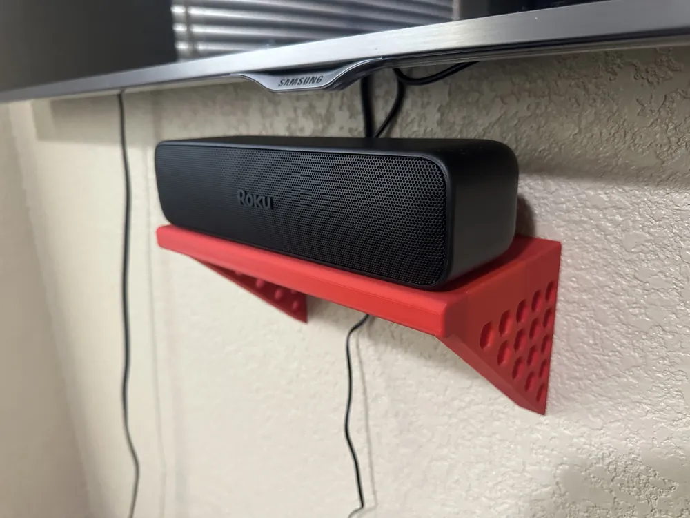 Roku Streambar Shelf - Free 3D Print Model - MakerWorld