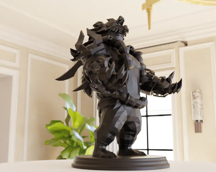Volibear Low Poly Kollektion - League of Legends – Kostenloses 3D ...