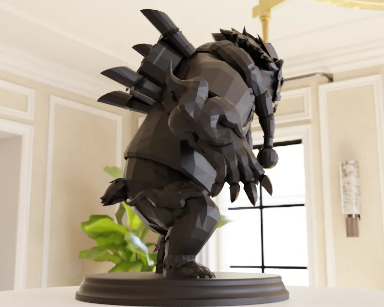 Volibear Low Poly Kollektion - League of Legends – Kostenloses 3D ...