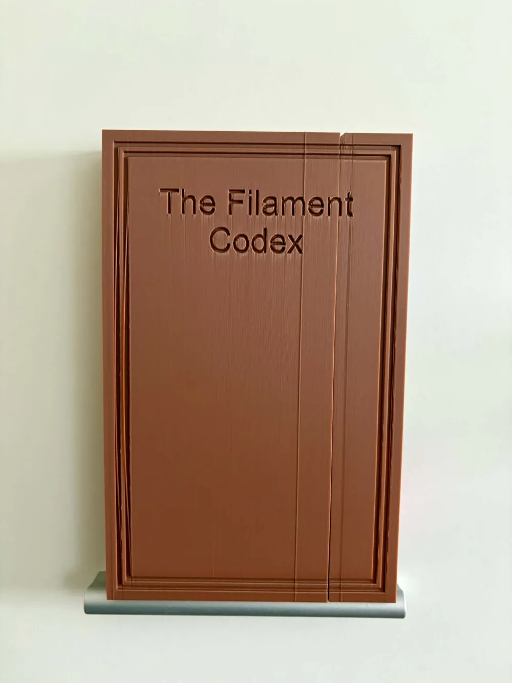 Filament Codex – Swatch Shelf with Secret Storage - Free 3D Print Model ...