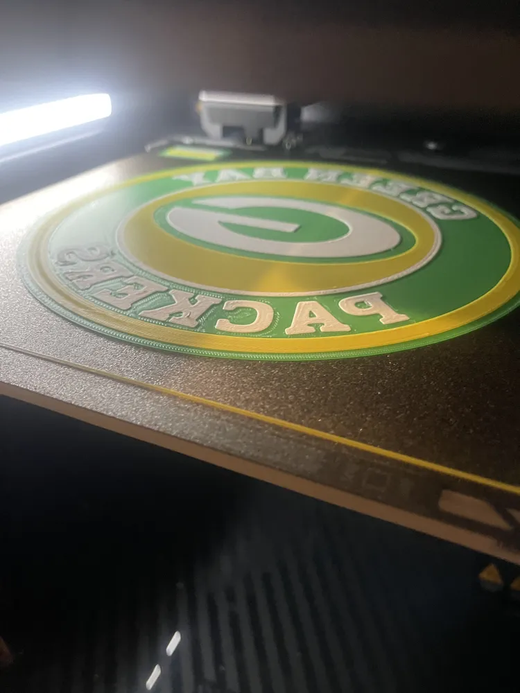 Green Bay Packer Light box by AiBrandDesign MakerWorld: Download Free ...