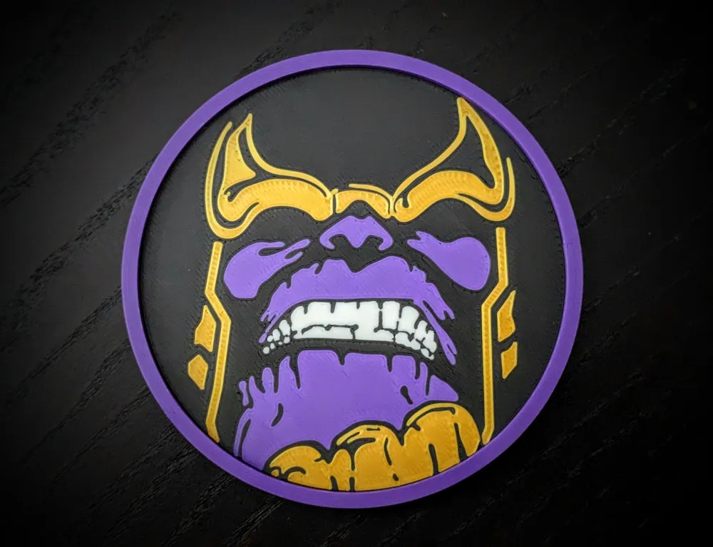 Superhero Stackable Coasters (AMS Only) - Free 3D Print Model - MakerWorld