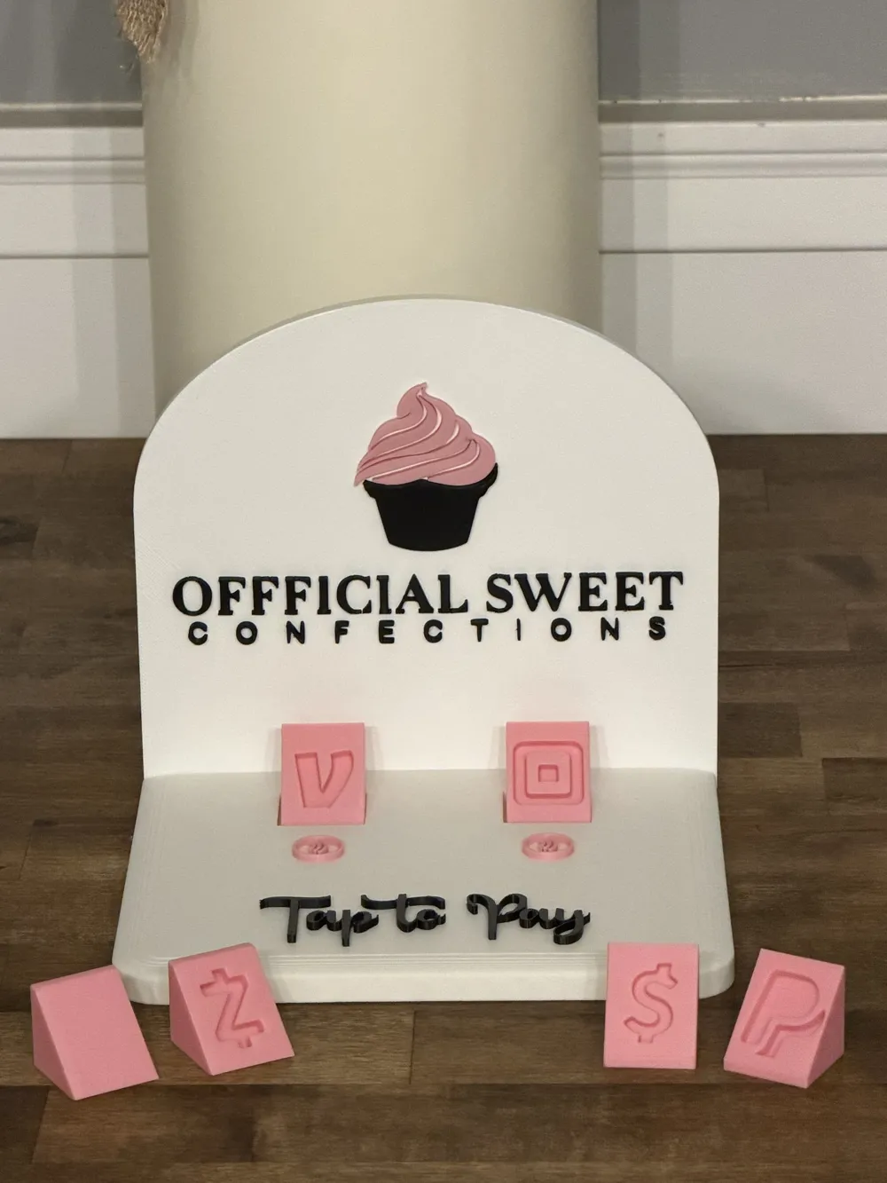 Customizable NFC Payment Stand - Free 3D Print Model - MakerWorld