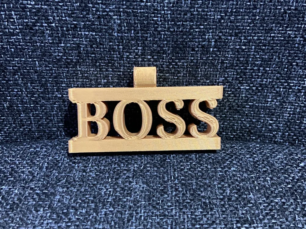 BOSS pendant by Morganja - MakerWorld