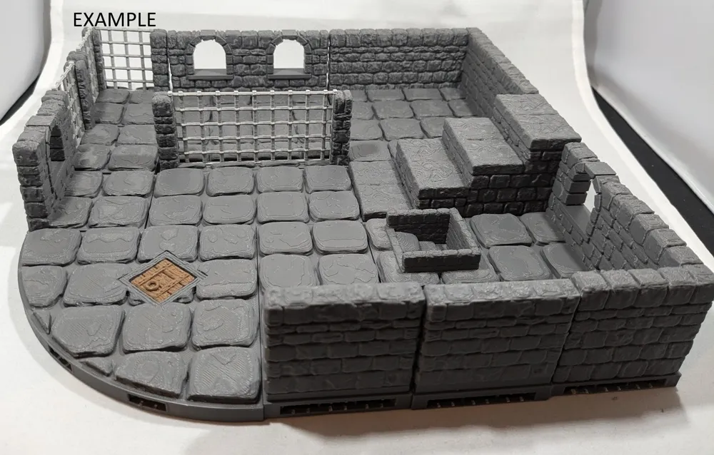 Dungeon tiles - OpenLOCK system Remixed by Together 3D MakerWorld ...
