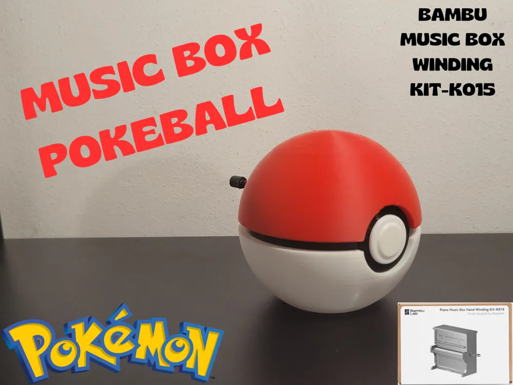 Pokeball music box-Pokemon by Filippo02 MakerWorld: Download Free 3D Models