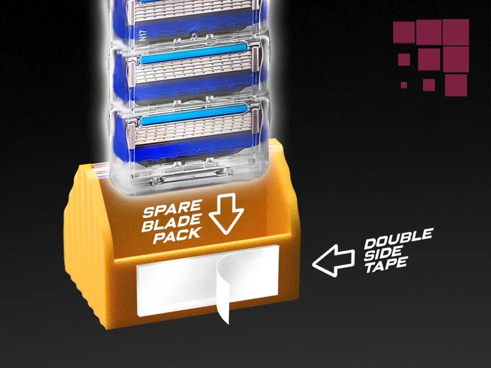 Razor Holder by GENERA 3D MODEL ART MakerWorld: Download Free 3D Models