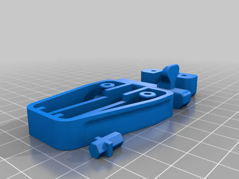 Spring latch sliding door bolt lock: rubber band, metal spring, 3D ...