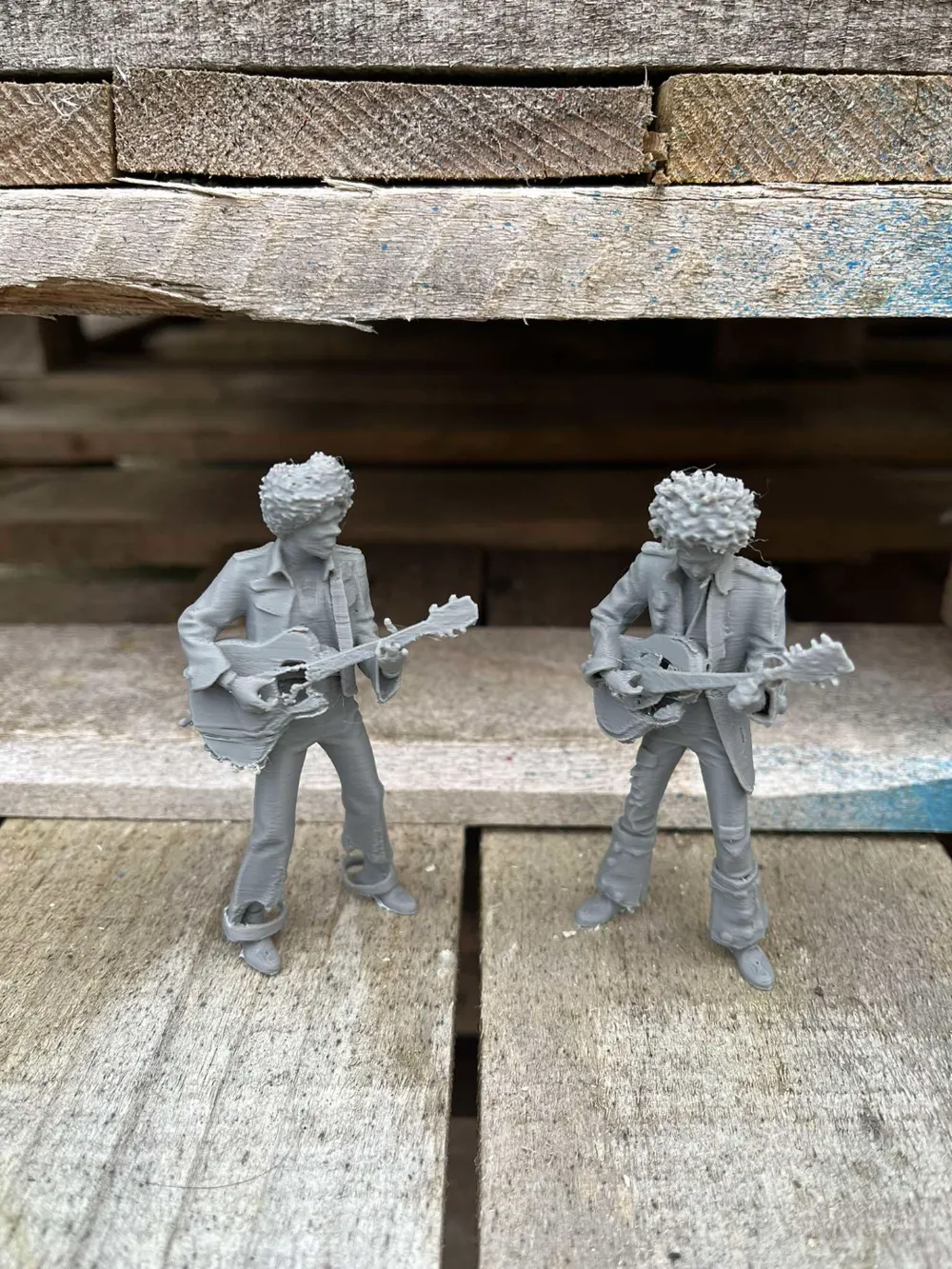Guitarist, musician Jimi Hendrix by Ainon3DprintMakerWorld: Download ...