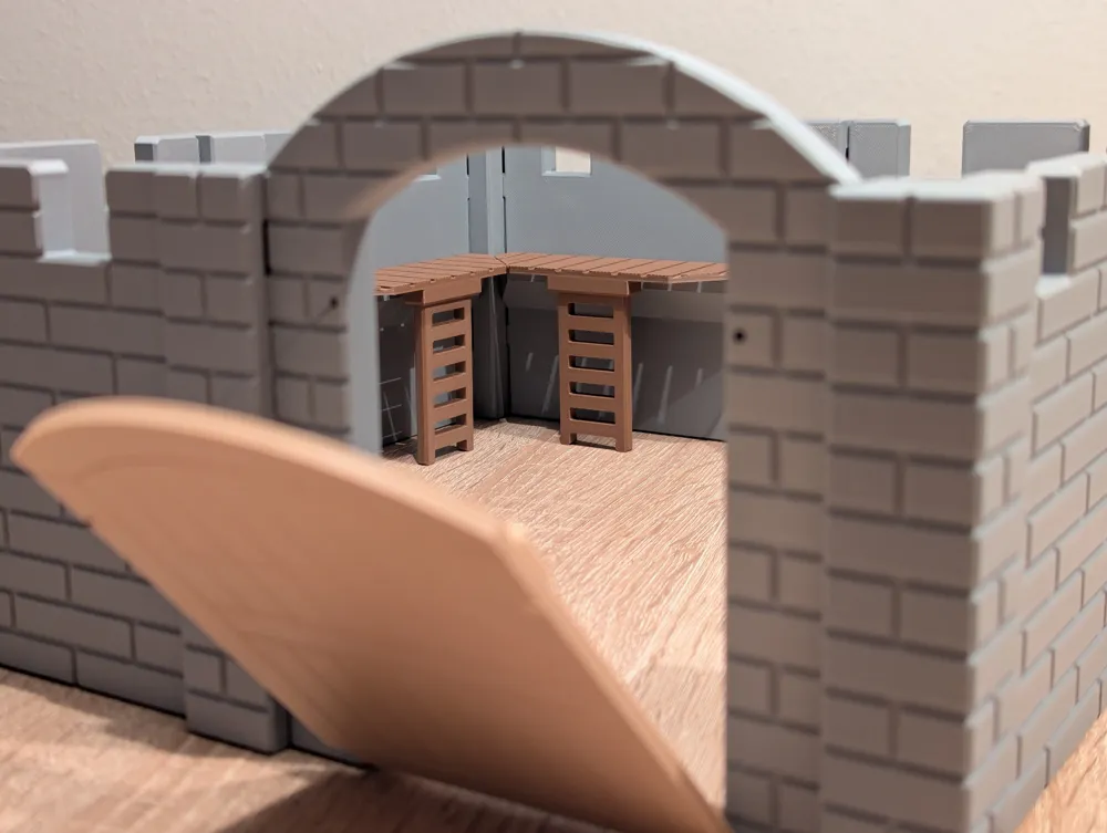 Medieval castle , Modular toy by GINMA - MakerWorld