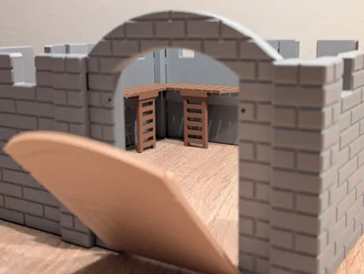 Medieval castle , Modular toy by GINMA - MakerWorld
