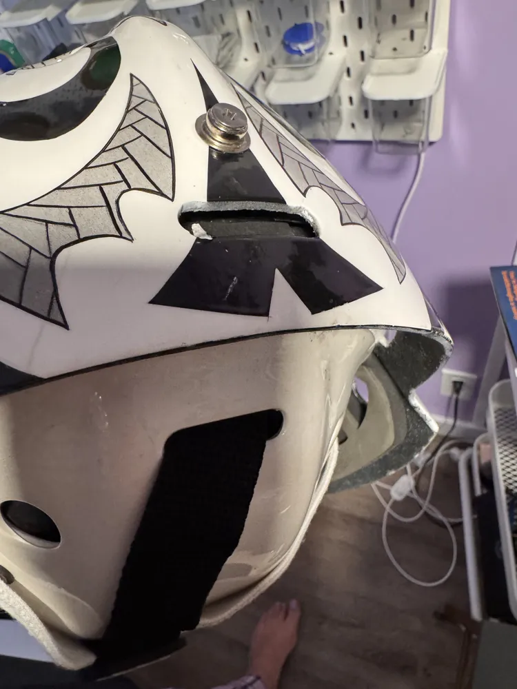 Goalie Mask Wall Mount Bracket by CREEture MakerWorld: Download Free 3D ...