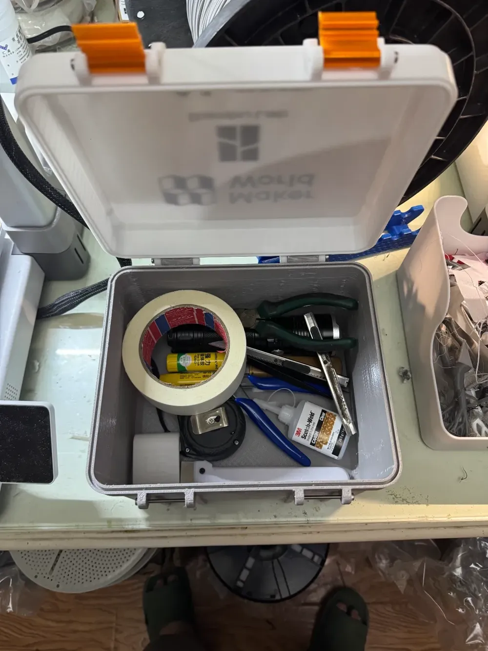 Bambu Toolbox Sturdy Tool Box A1 P1 X1 Storage - Free 3D Print Model ...