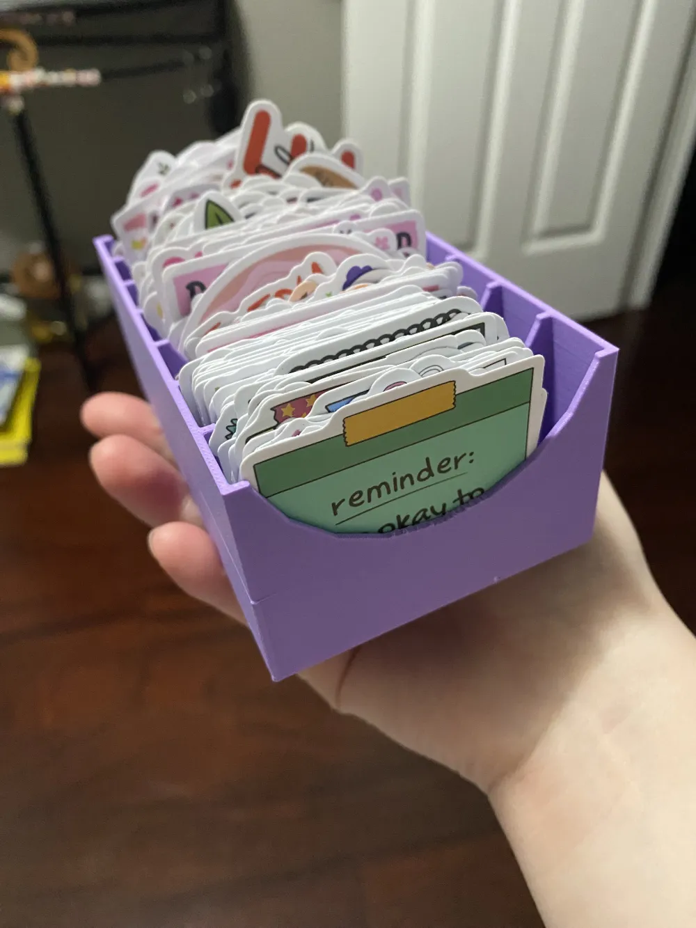 Slotted Sticker Organizer by yourivygrows MakerWorld: Download Free 3D ...