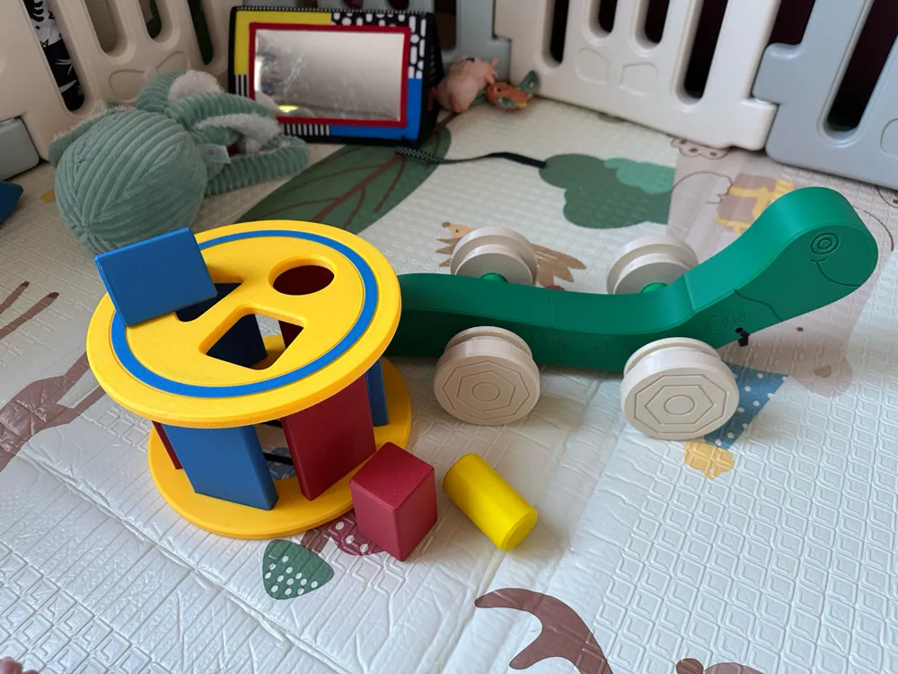 Montessori Rolling Shape Sorting Snail Toy by mofman - MakerWorld