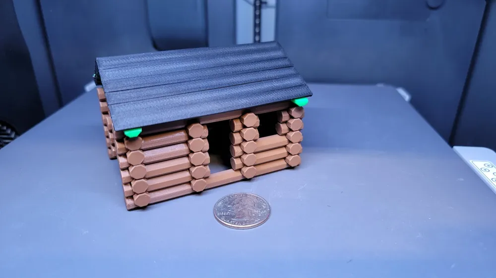 Desktop mini Lincoln Logs by angrysquirrelMakerWorld: Download Free 3D ...