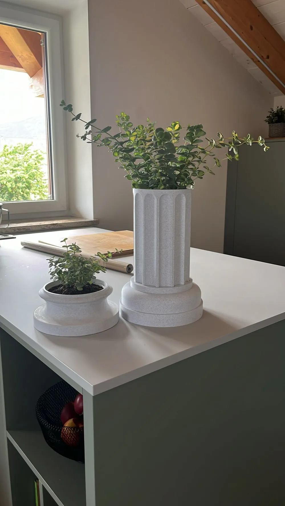 Roman Column – Modular Vase Edition - Free 3D Print Model - MakerWorld
