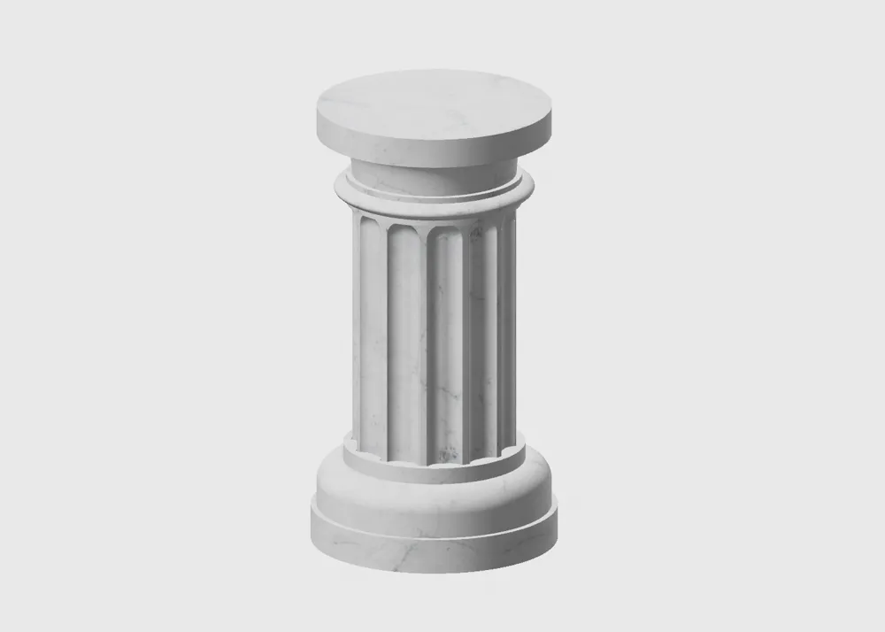 Roman Column – Modular Vase Edition - Free 3D Print Model - MakerWorld