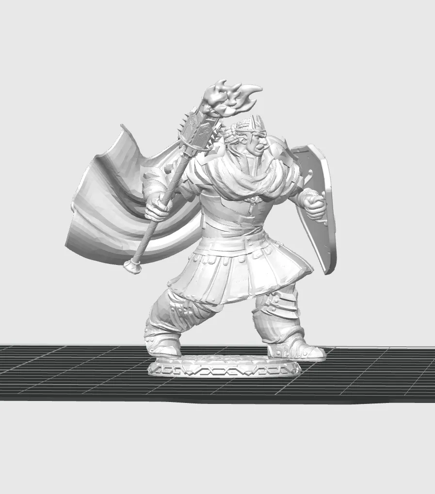 Ork-Kleriker/Priester – Kostenloses 3D-Druckmodell – MakerWorld