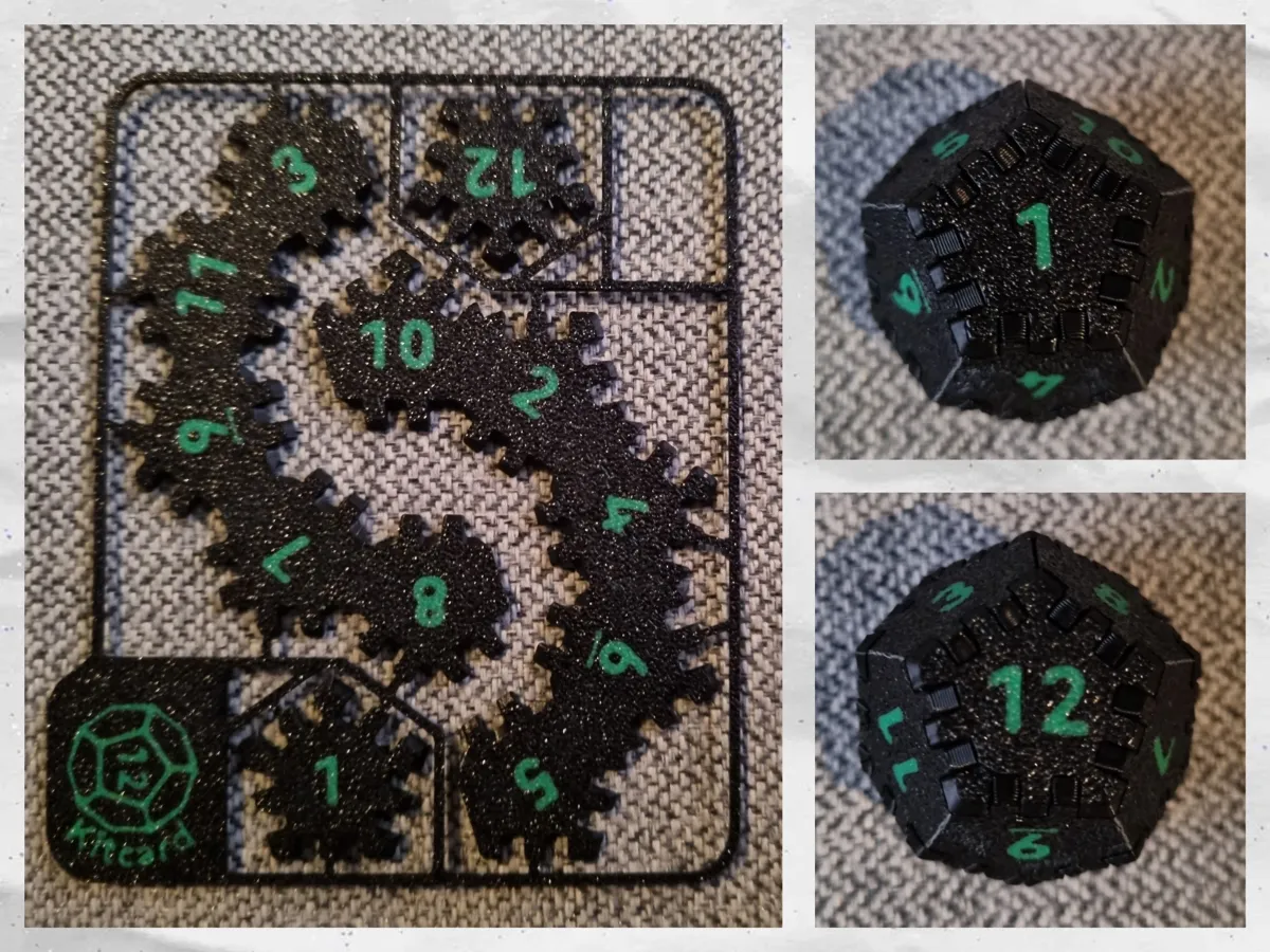 D12 Kitcard V2 - standard layout - Free 3D Print Model - MakerWorld