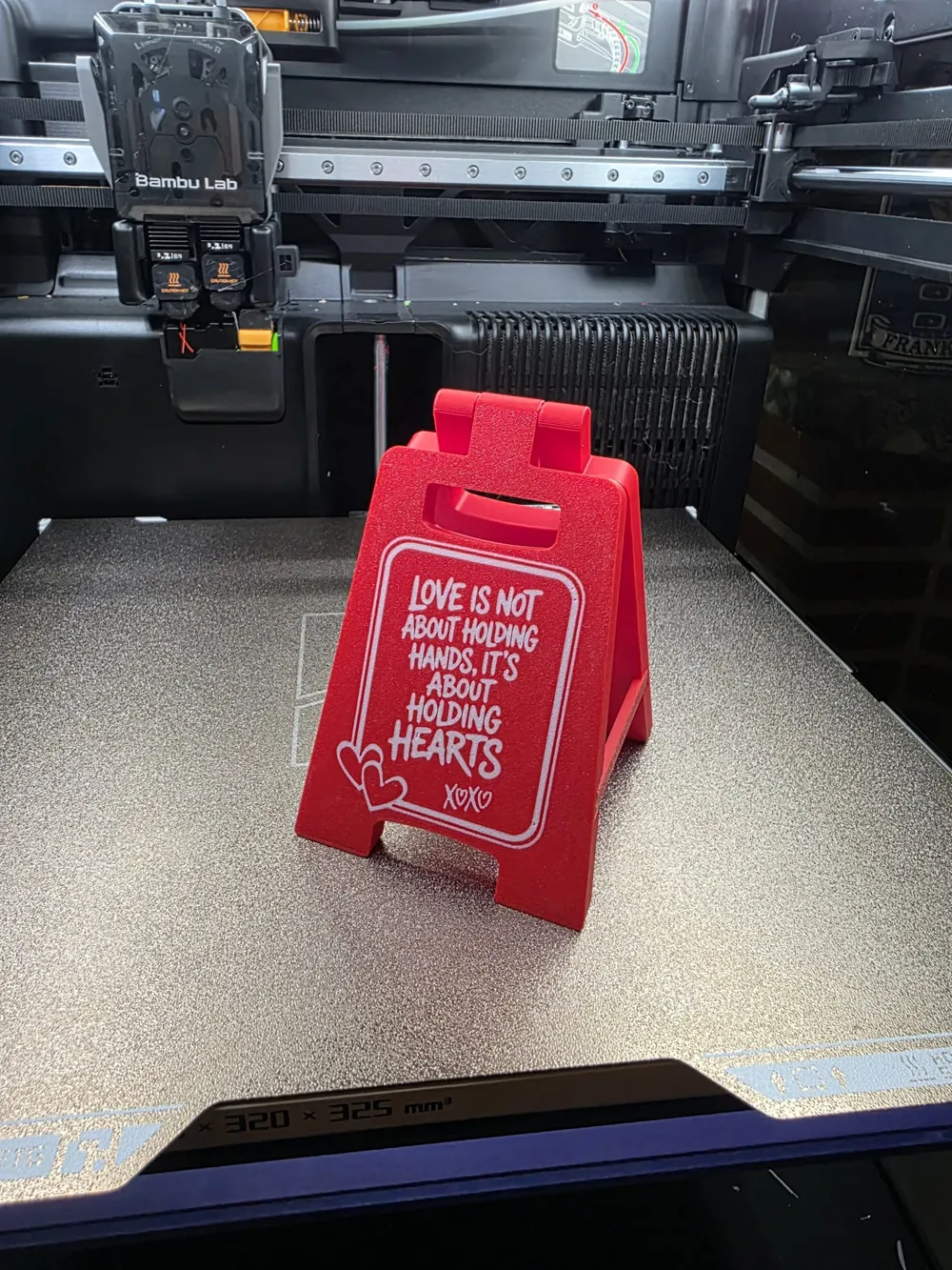 Valentines Day Sign - Print in Place - Free 3D Print Model - MakerWorld