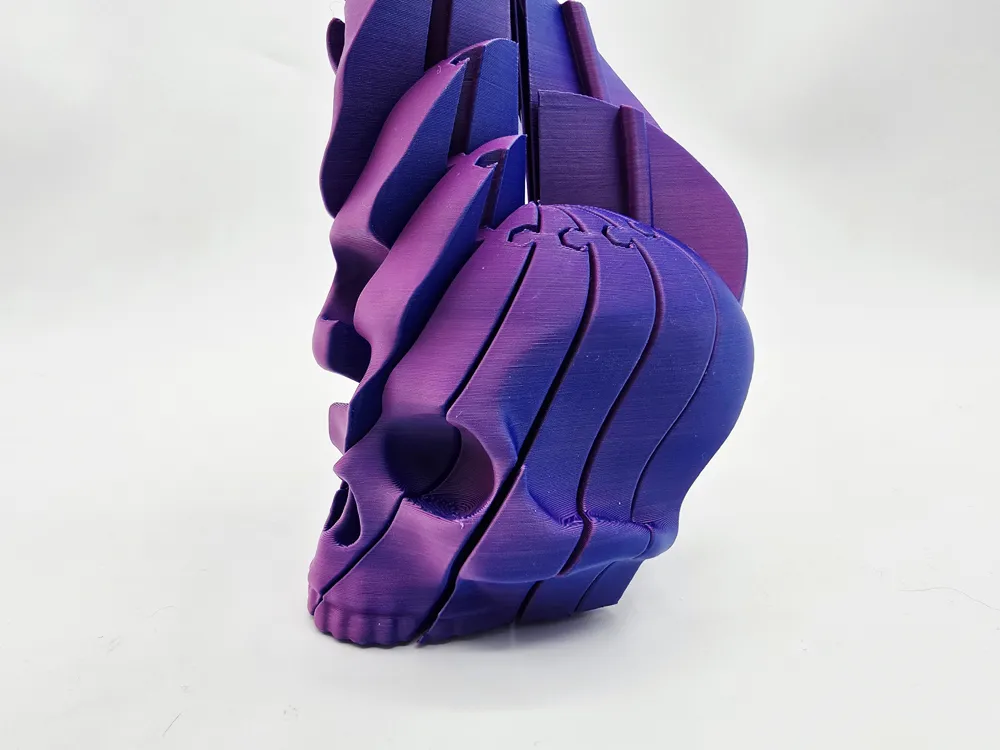 Branded Skull Twist Fidget - Free 3D Print Model - MakerWorld