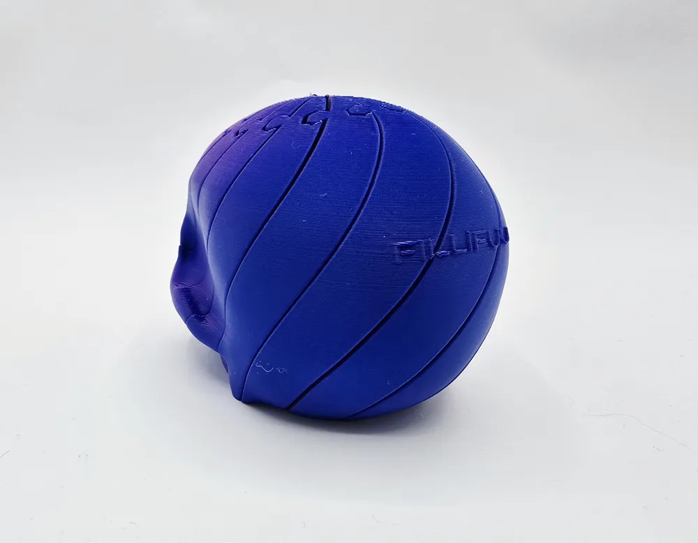 Branded Skull Twist Fidget - Free 3D Print Model - MakerWorld