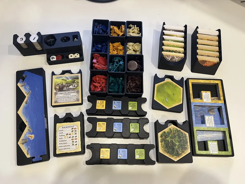 Catan + Cities & Knights (6 Player) Box insert - Free 3D Print Model ...