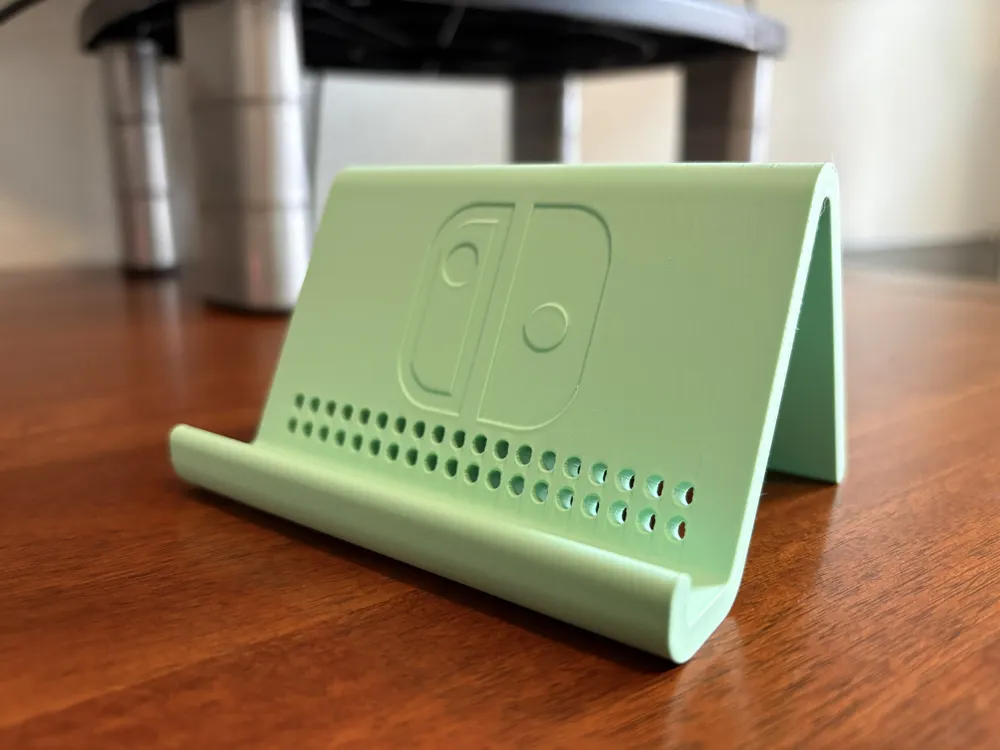 Nintendo Switch Stand With Vents - Free 3D Print Model - MakerWorld