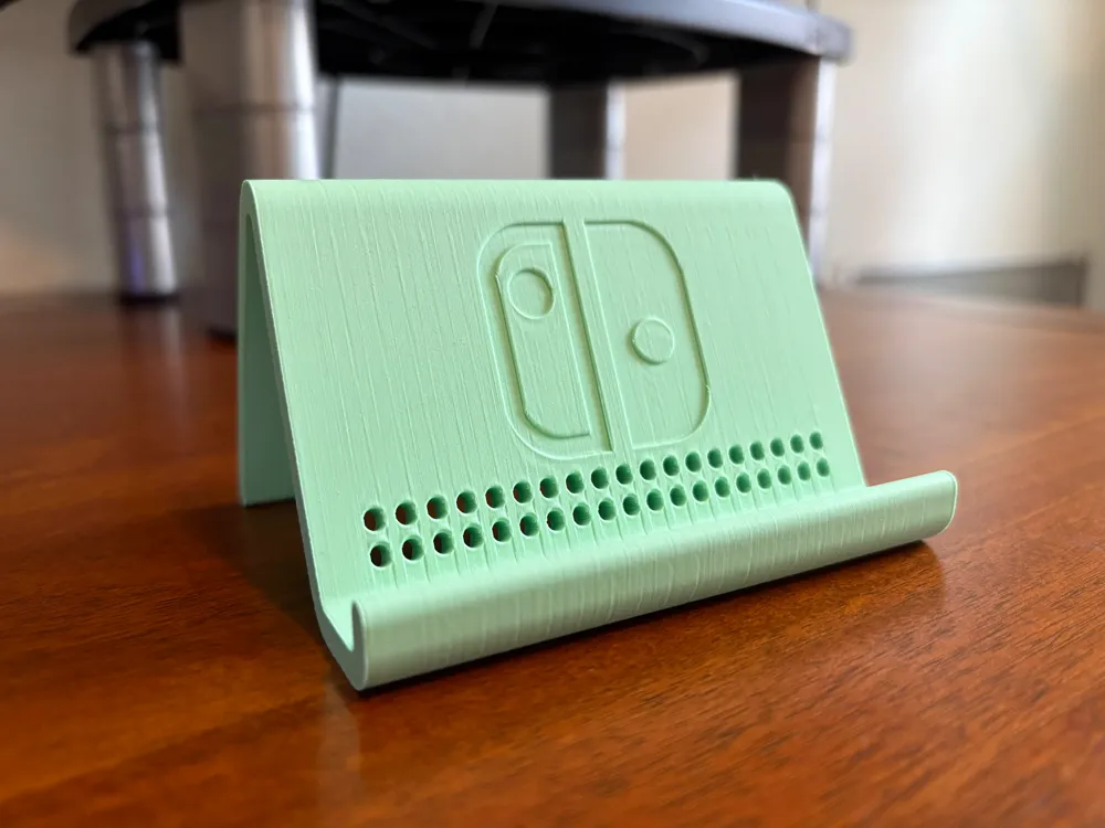 Nintendo Switch Stand With Vents - Free 3D Print Model - MakerWorld