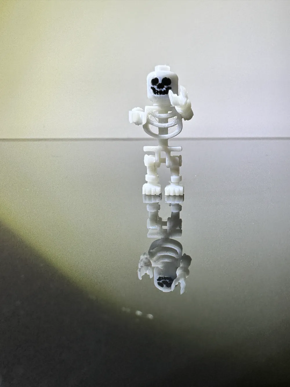 LEGO Halloween Skeleton Minifigure with Skull Face Remixed by Boss Tech ...