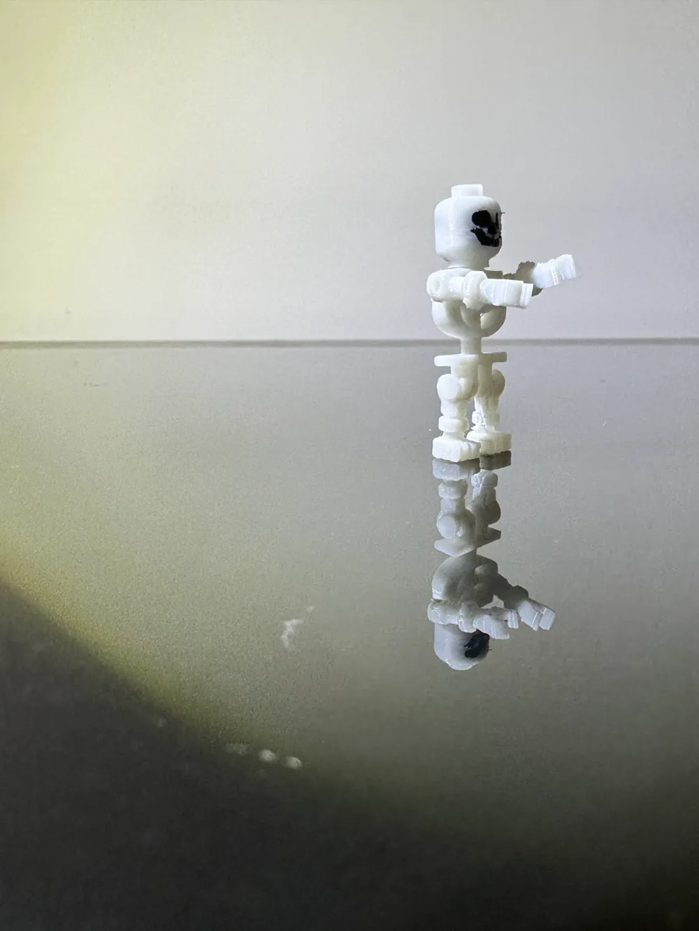 LEGO Halloween Skeleton Minifigure with Skull Face Remixed by Boss Tech ...