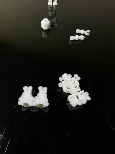 LEGO Halloween Skeleton Minifigure with Skull Face Remixed by Boss Tech ...